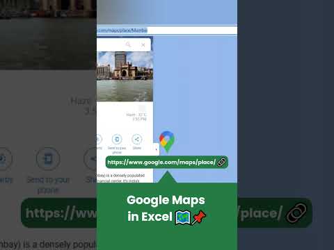 Add Google Maps to your sheets with just a few clicks 🗺️ #ExcelShortcuts #exceltips #maps #ytshorts