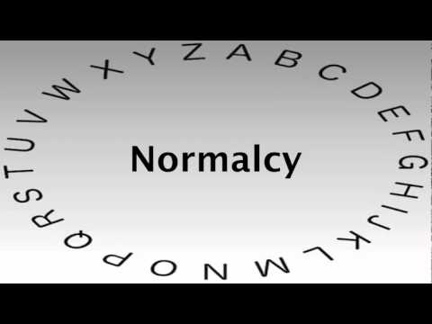 SAT Vocabulary Words and Definitions — Normalcy