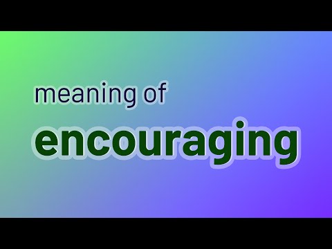 Encouraging - 21 English Vocabulary Flashcards