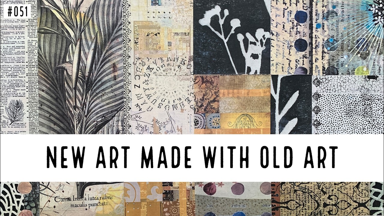 Using My Old Art to Make New Art - Do my Printable Papers Work?