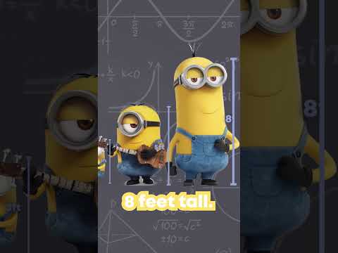 MINIONS Height Comparison #shorts #didyouknowthat