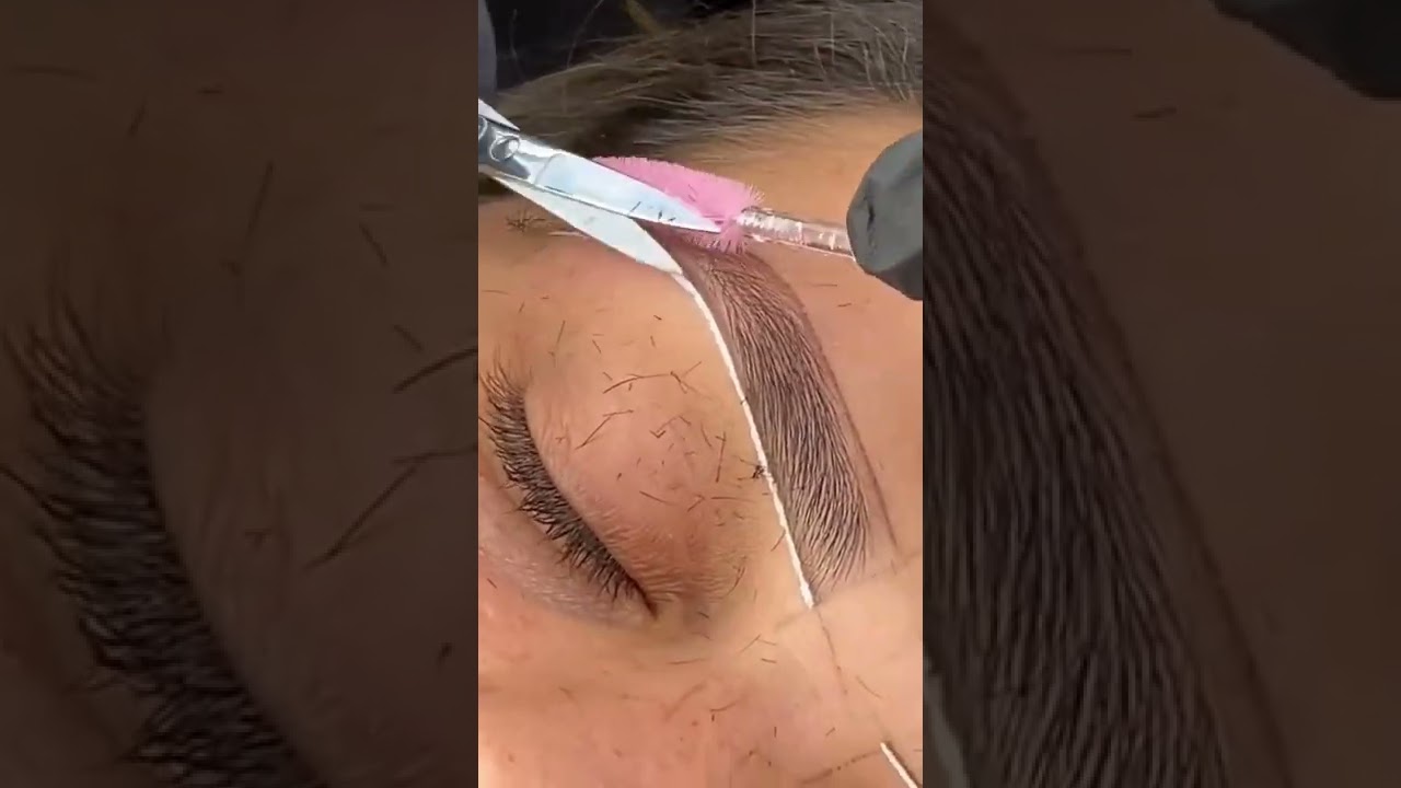 Como aparar a sobrancelha do jeito certo  #shortsfeed