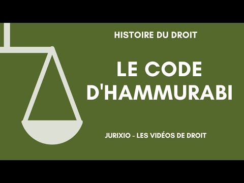 Le Code d'Hammourabi