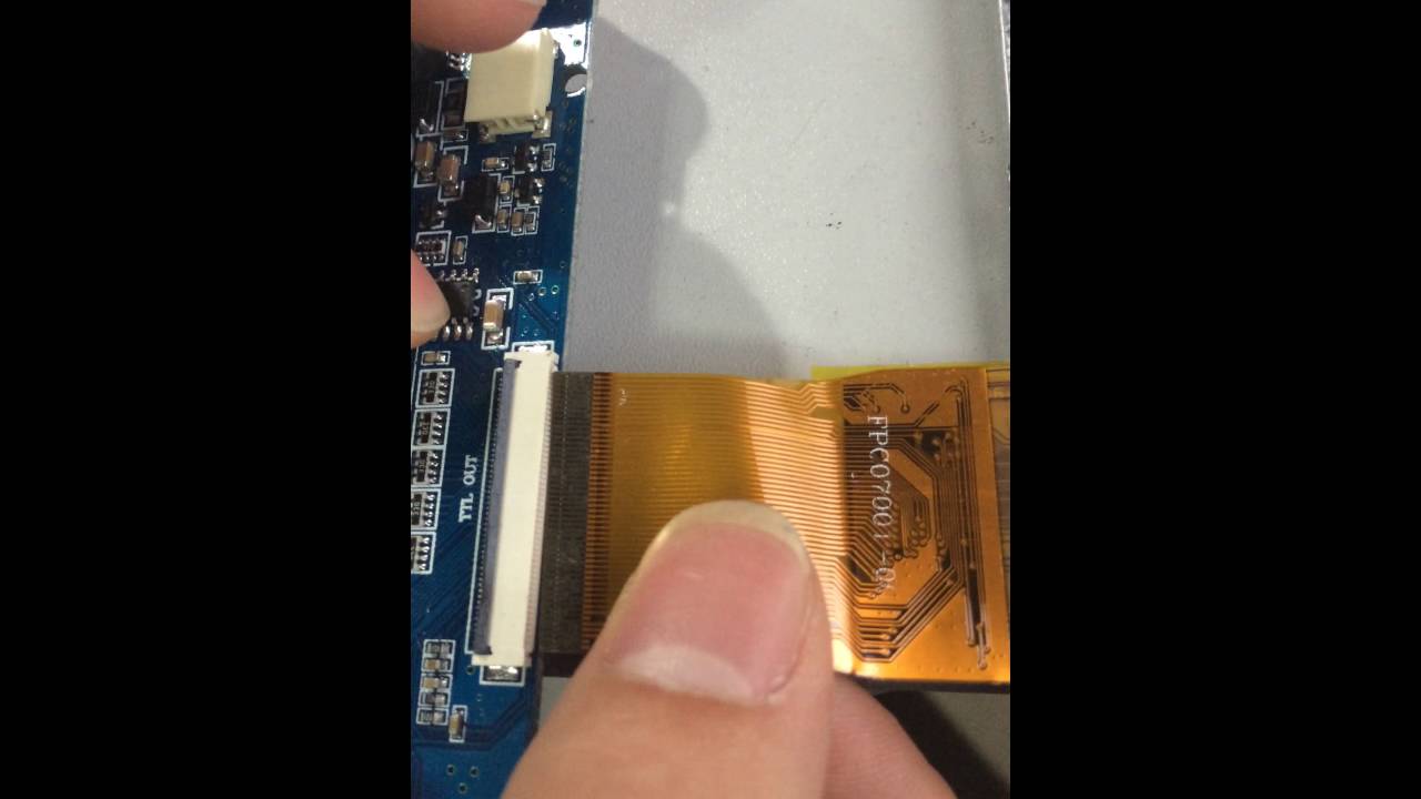 How to connect ribbon cable
