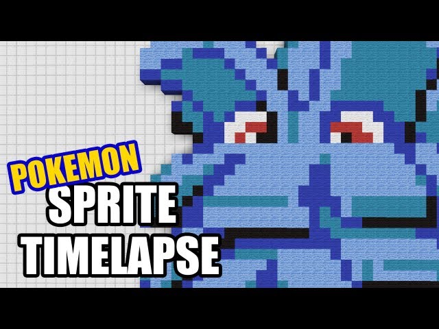 Pokemon Sprites Pixel Grid