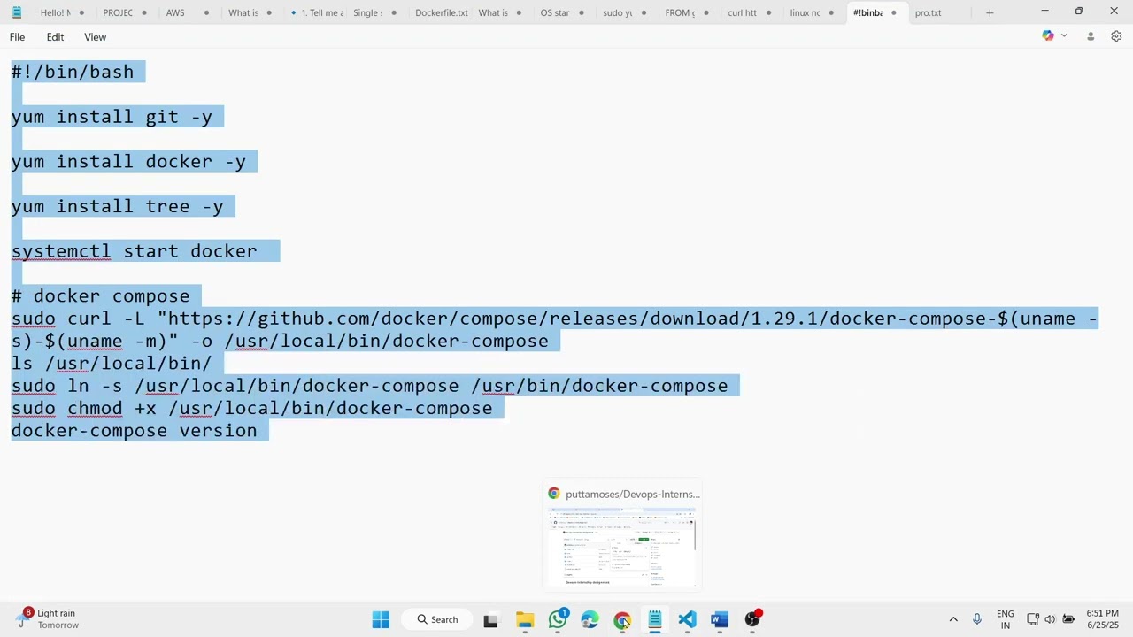 DevOps Intern Assignment: Nginx Reverse Proxy + Docker