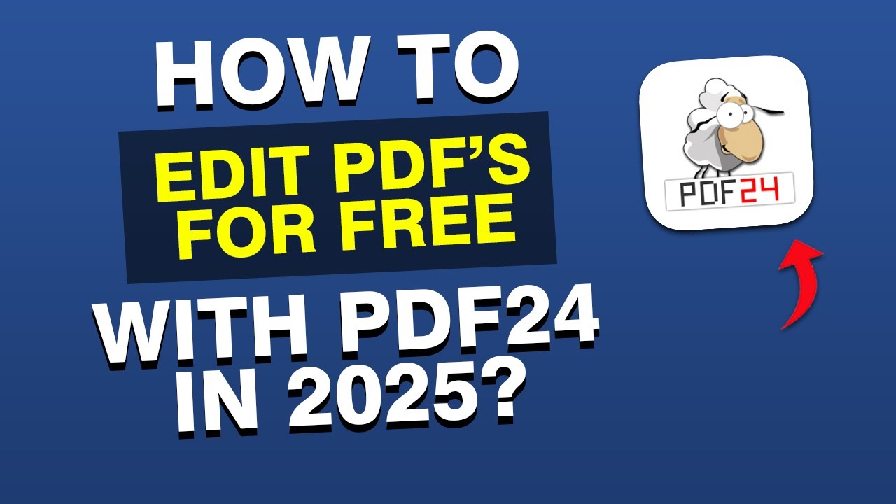 NEW*How to Edit PDFs Free with PDF24 Tools 2025