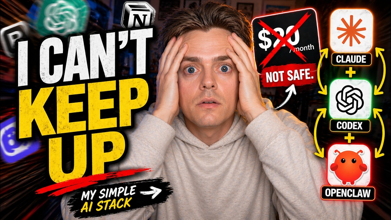 Claude Code Killed the $20 Plan? Build a Simple AI Stack (Codex + OpenClaw)