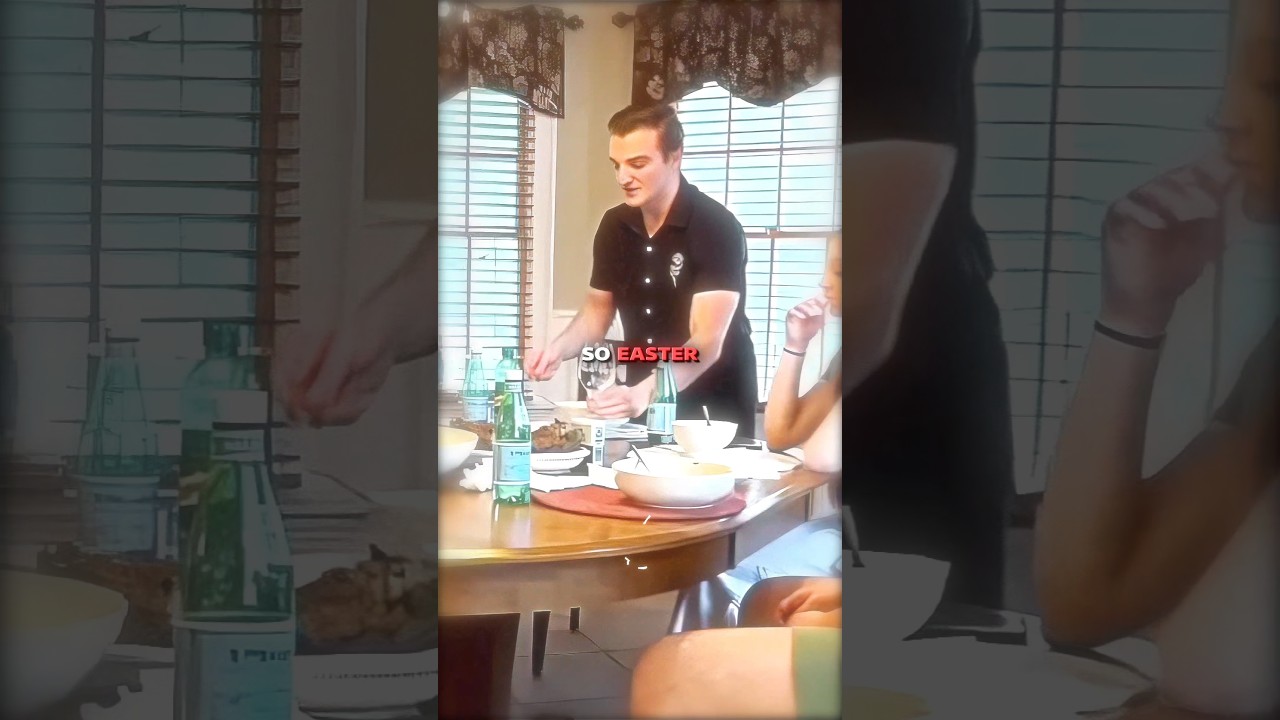 This man leaks family secrets at Easter dinner 😲😳