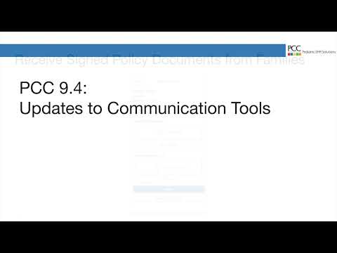 PCC 9.4 Overview and Video Playlist