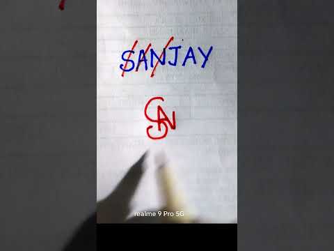 Sanjay Name signature style My channel 😘😱#signature #art #drawing #draw #disney #subscribe #youtube