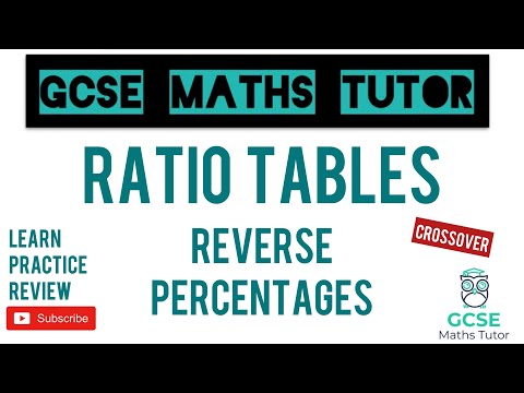 Essential GCSE Maths (Non-Calculator) Exam Skill: Ratio Tables for Reverse Percentages | TGMT