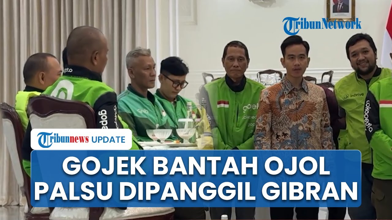 Heboh Isu Ojol Palsu Temui Gibran, Gojek Pastikan Driver yang Dipanggil ...