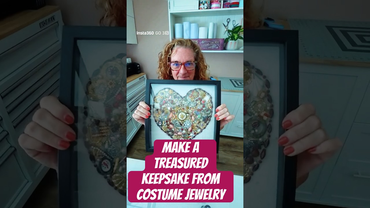Turning Old Jewelry into a Shadow Box