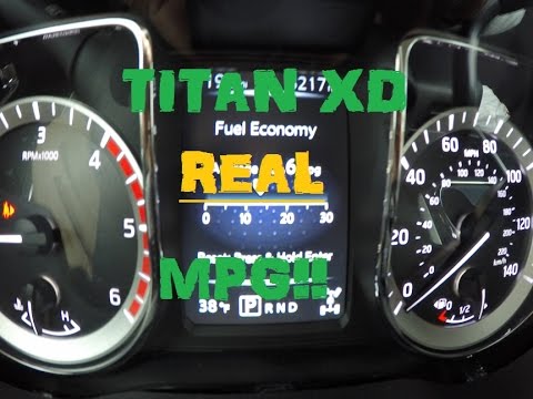 NISSAN TITAN XD REAL WORLD MPG
