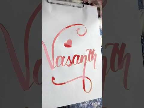 Vasanth name writing Comment ur name ❤️ and Don't forget to subscribe