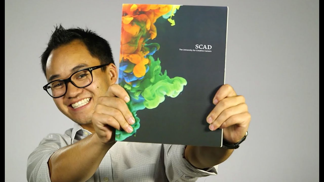 The making of the SCAD catalog cover