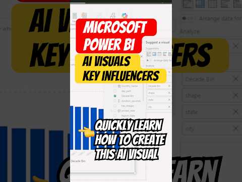 AI Visuals ➡️ How to Create Key Influencers Visual⁉️ Microsoft Power BI Desktop🌟