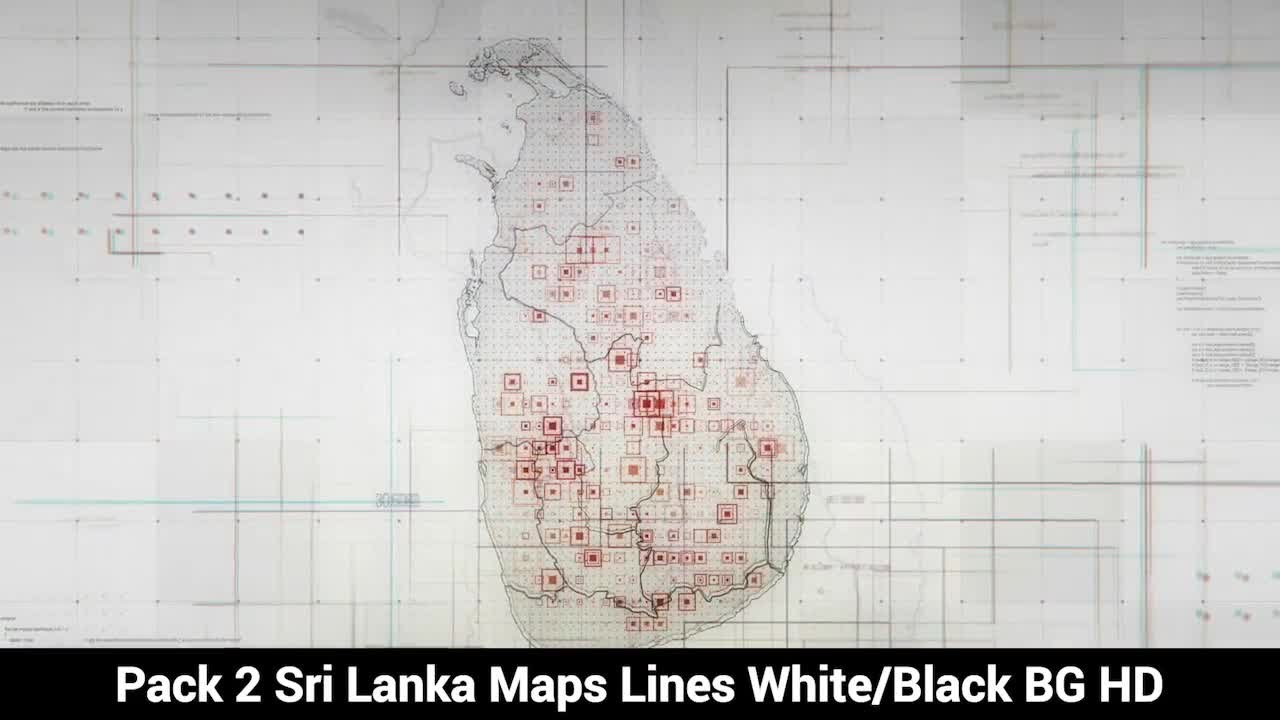 Sri Lanka Maps Motion Graphics