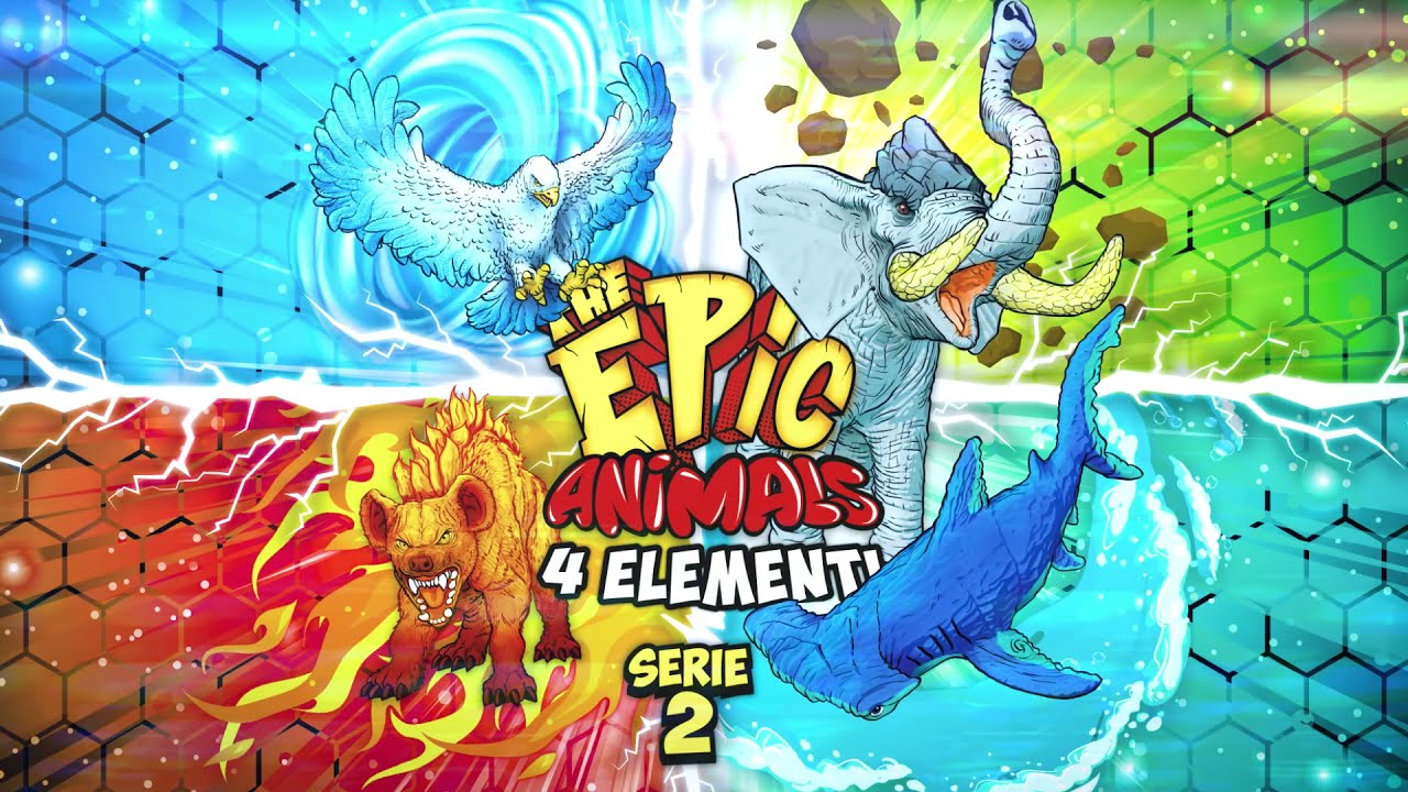 THE EPIC ANIMALS 4 Elementi SERIE 2