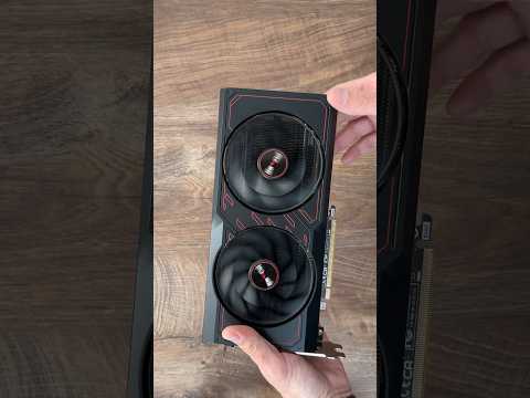 SMALL BUT COOL - SAPPHIRE RADEON RX 7600 XT 16GB #asmr 🔊