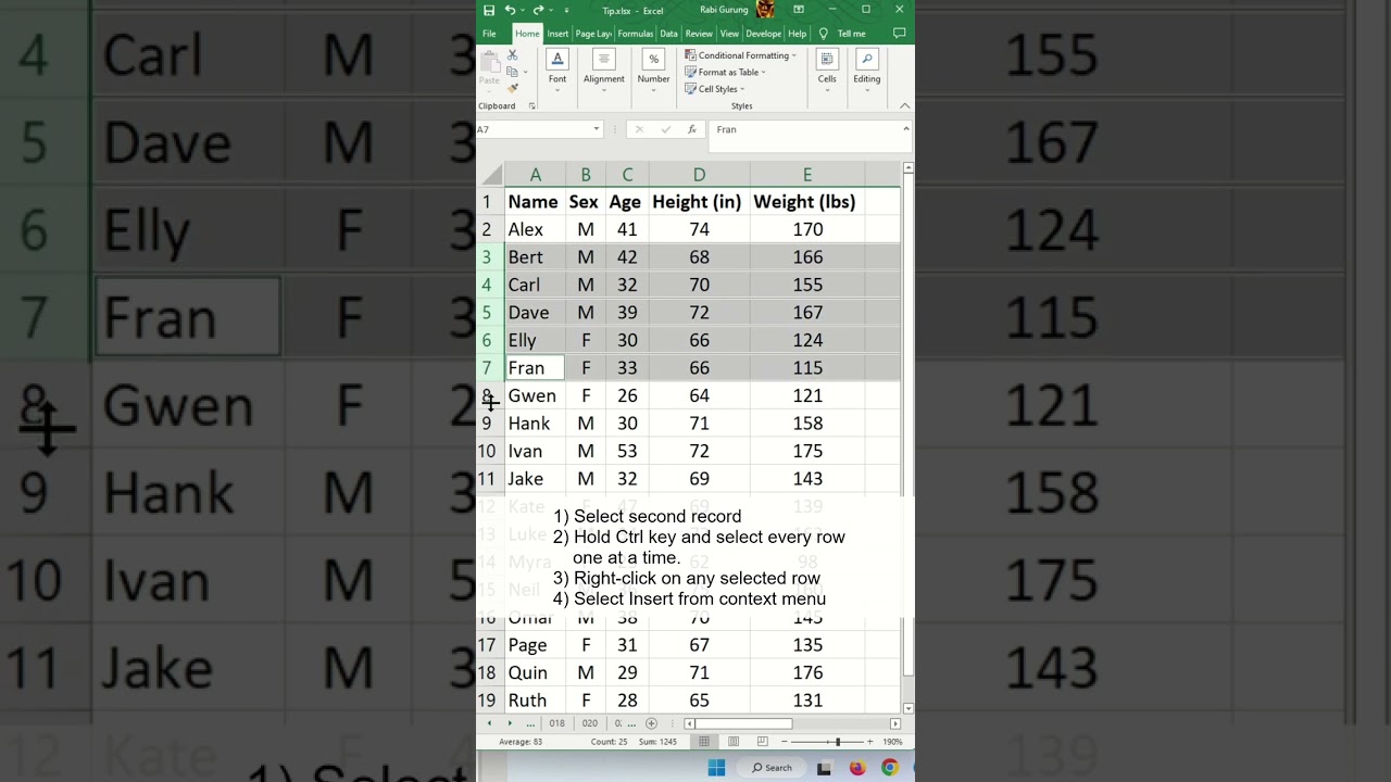 Spreadsheet: insert blank row, every row - Docs - ONLYOFFICE