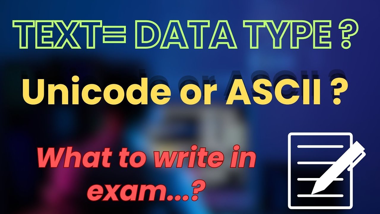 String Data Type in Python Explained Simply (Unicode Vs ASCII)