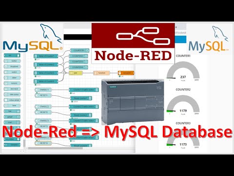 PLC S7-1200 connect with Node-Red and MySQL Database