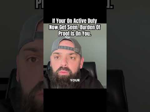 Do not wait active duty soldiers get seen now! URGENCY! #veterans #vets #vaclaims #benefits #bdd