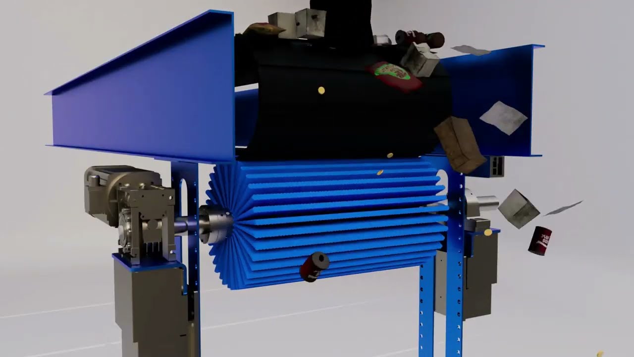 Conveyor Belt Cleaner and Scraper - Motorised Brush Cleaner by Hoverdale