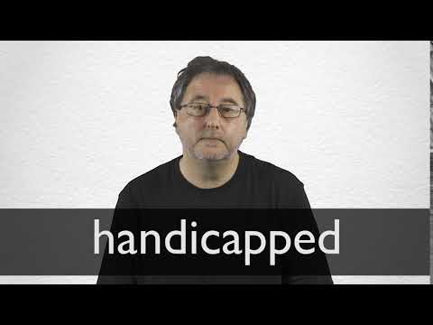 How to pronounce HANDICAPPED in British English
