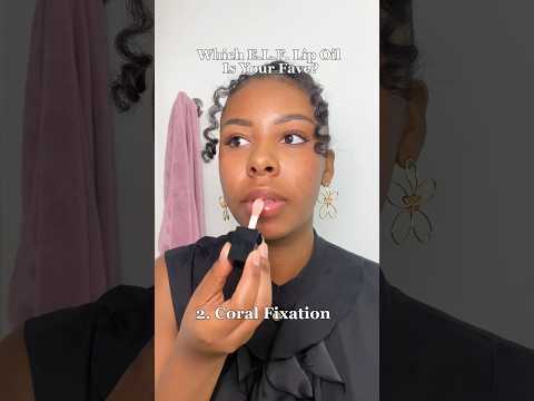 ❤️E.L.F. Lip Oil #makeup #lipoil #lipgloss #elfcosmetics #elflipoil #tryon #makeupreview #lipcombo