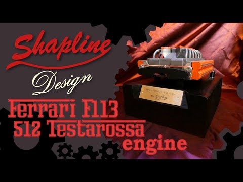 3D file Ferrari F113 Testarossa engine・3D printable model to download・Cults