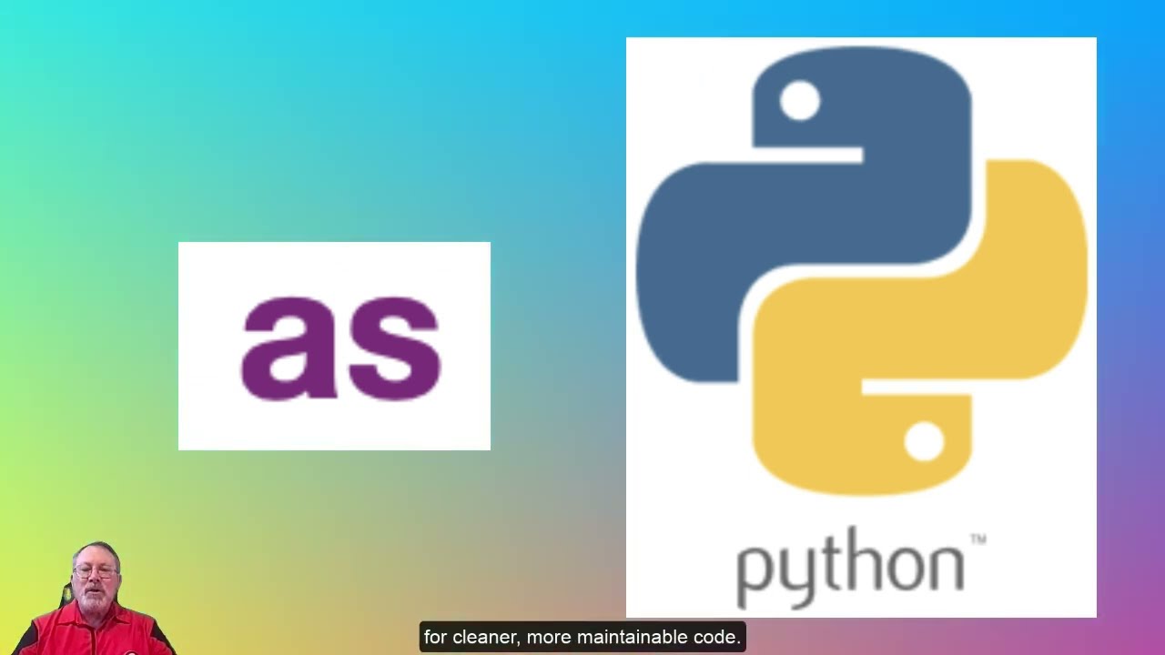 Python keyword video reference: AS