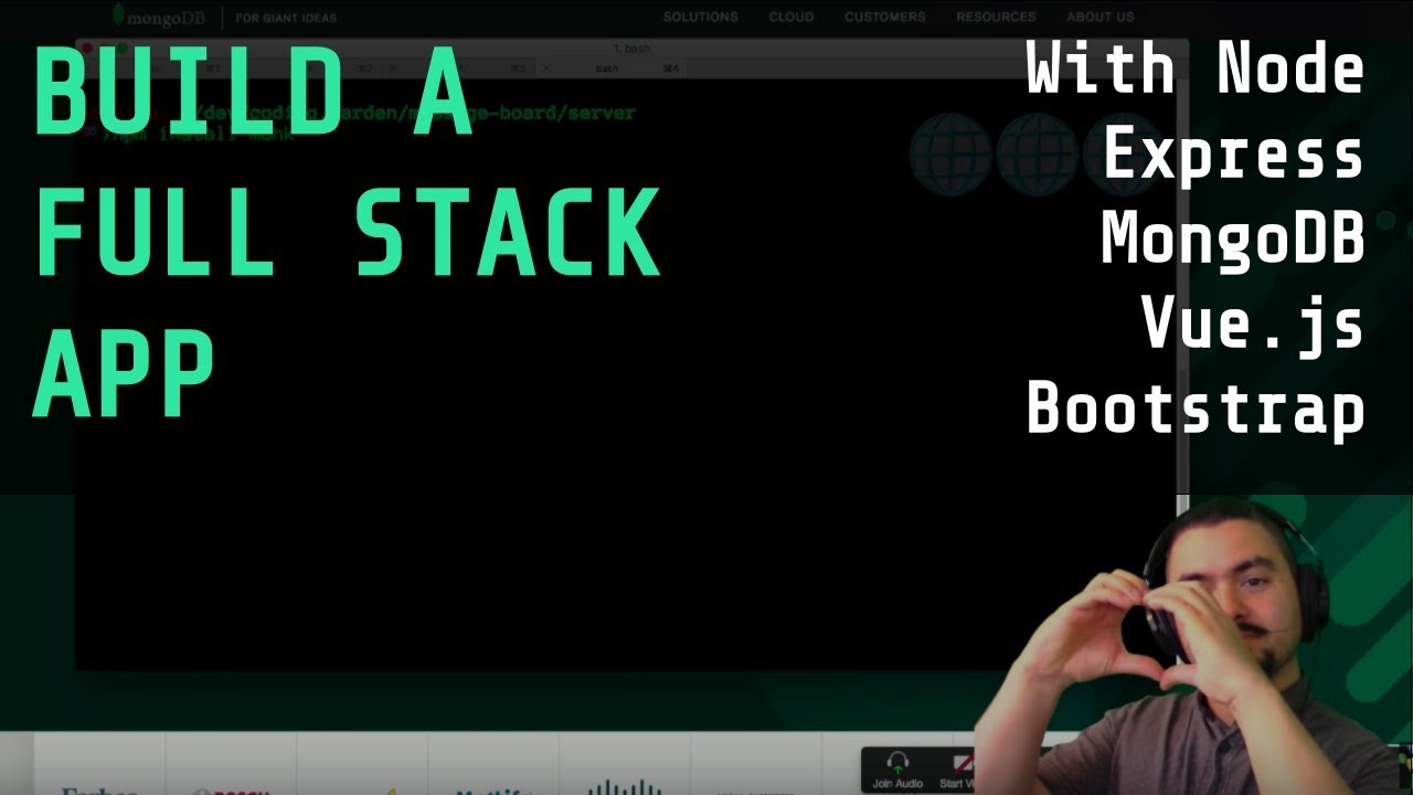 Newby Tuesdays - Build a full stack message board with Node/Express/MongoDB/Vue.js/Bootstrap
