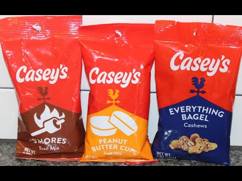 Casey’s: S’mores & Peanut Butter Cup Trail Mix and Everything Bagel Cashews Review