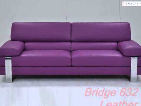 Contemporary Leather Sofa, Leather Reclining Sofa