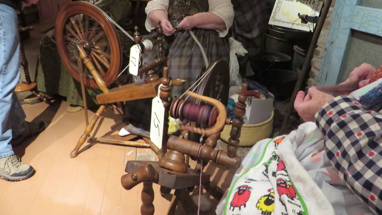 Antique Spinning Wheel Showcase 2016