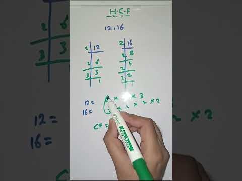 HCF || How to find HCF || Highest common factor || Math Tricks || #Shorts 1080p