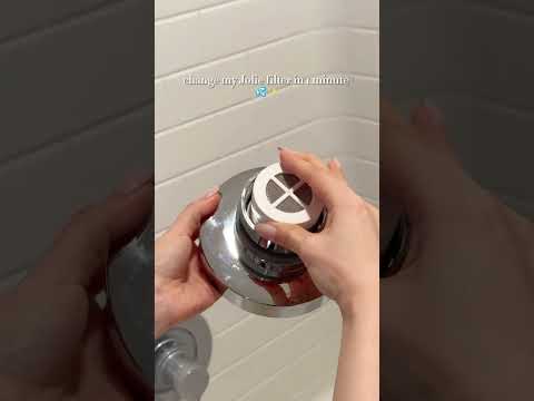 Jolie shower filters are super easy to change #skincare #skingoals #showerroutines#showerhead