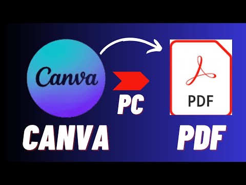How To Convert Canva To PDF | Saving Canva File As PDF