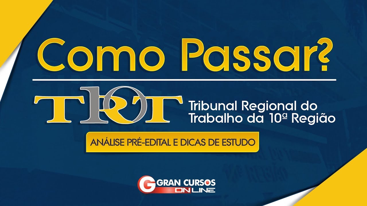 TRT 10th Region Exam | Pre-announcement analysis and study tips - How to Pass?