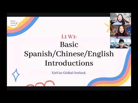 第01课 Basic Spanish/Chinese/English Greeting