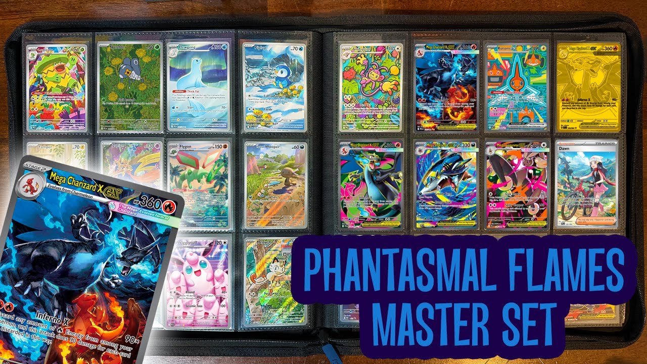 Pokemon Phantasmal Flames Complete Master Set - 214 Cards + Extras!