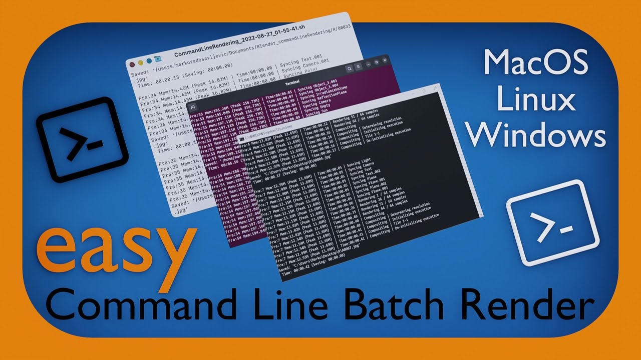 easy Command Line Batch Render