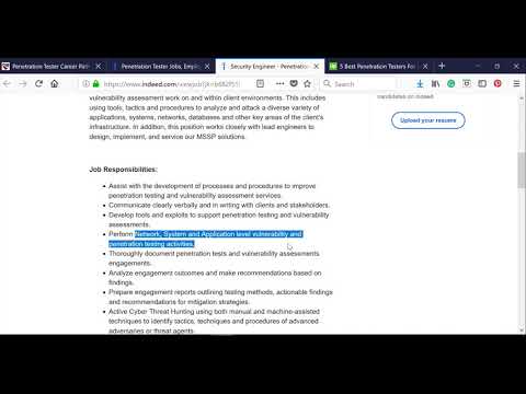 Penetration Tester Jobs Tip 1
