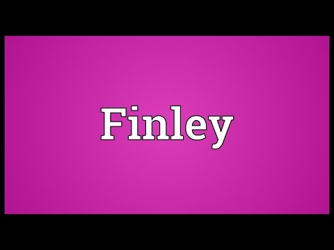 Finley Meaning
