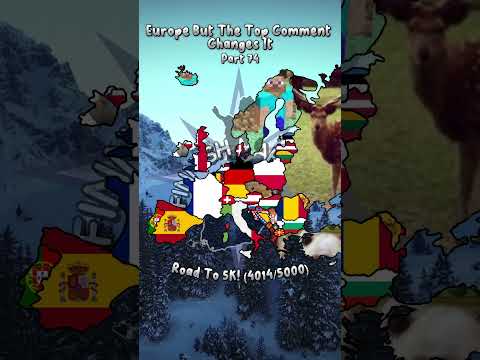 Europe But The Top Comment Changes It #map #mapping #viral #video #shorts #short #shortvideo #fyp