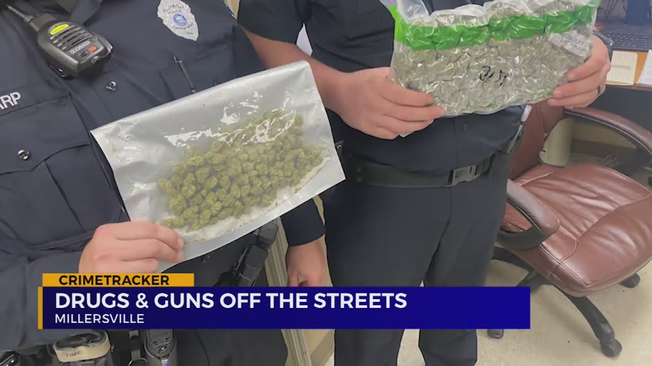 Guns, drugs seized during Millersville traffic stop