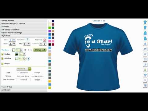 Tshirt Design Software, Tool Designers,  Shirt Design Maker, Online Maker by CBSAlliance.com